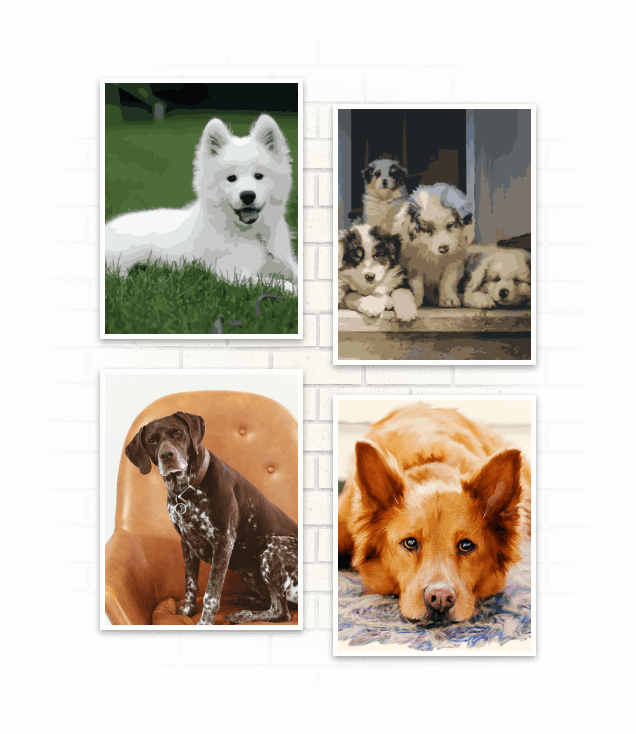 Custom Pet Portraits | My Pet Crew